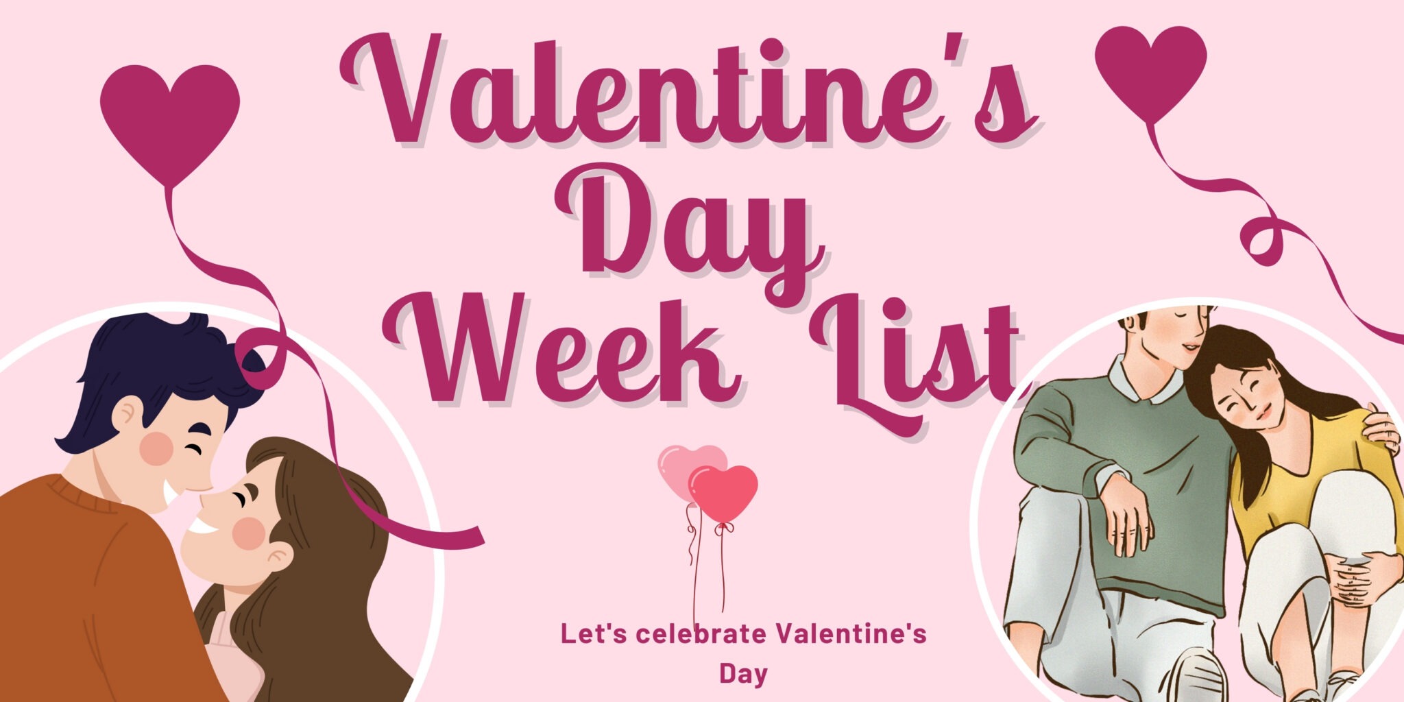Valentine Day Week List With Date & Days- 2024 - WishingQuote